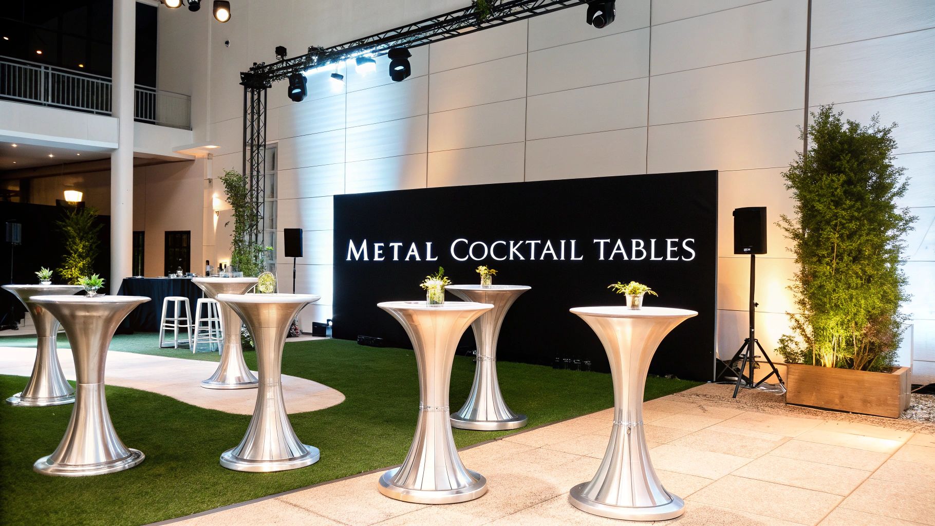 A Guide to Metal Cocktail Tables for Any Event