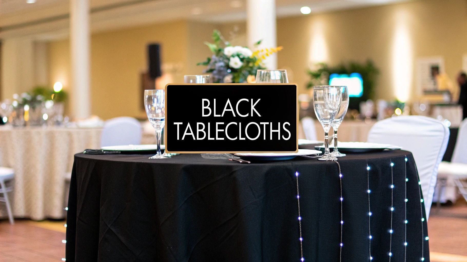 A Guide to Black Table Cloths for ZA Events