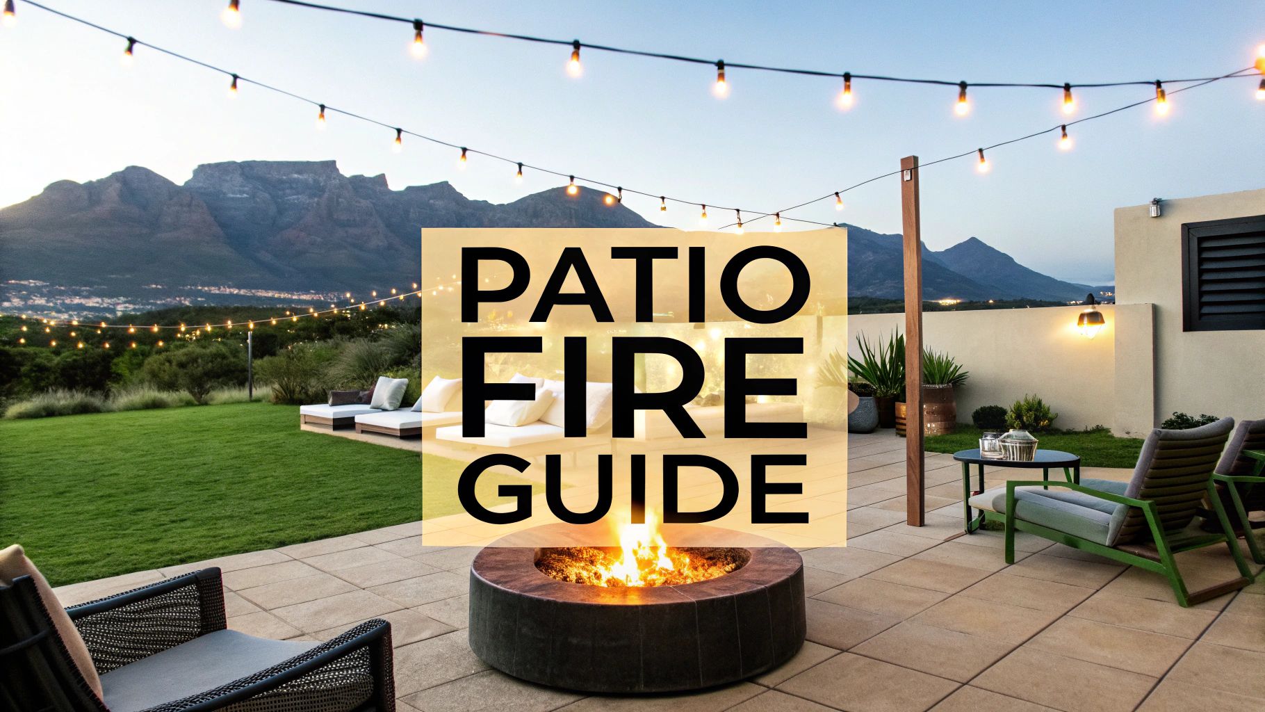 A Guide to Fire Pits For Patios at Cape Town Events