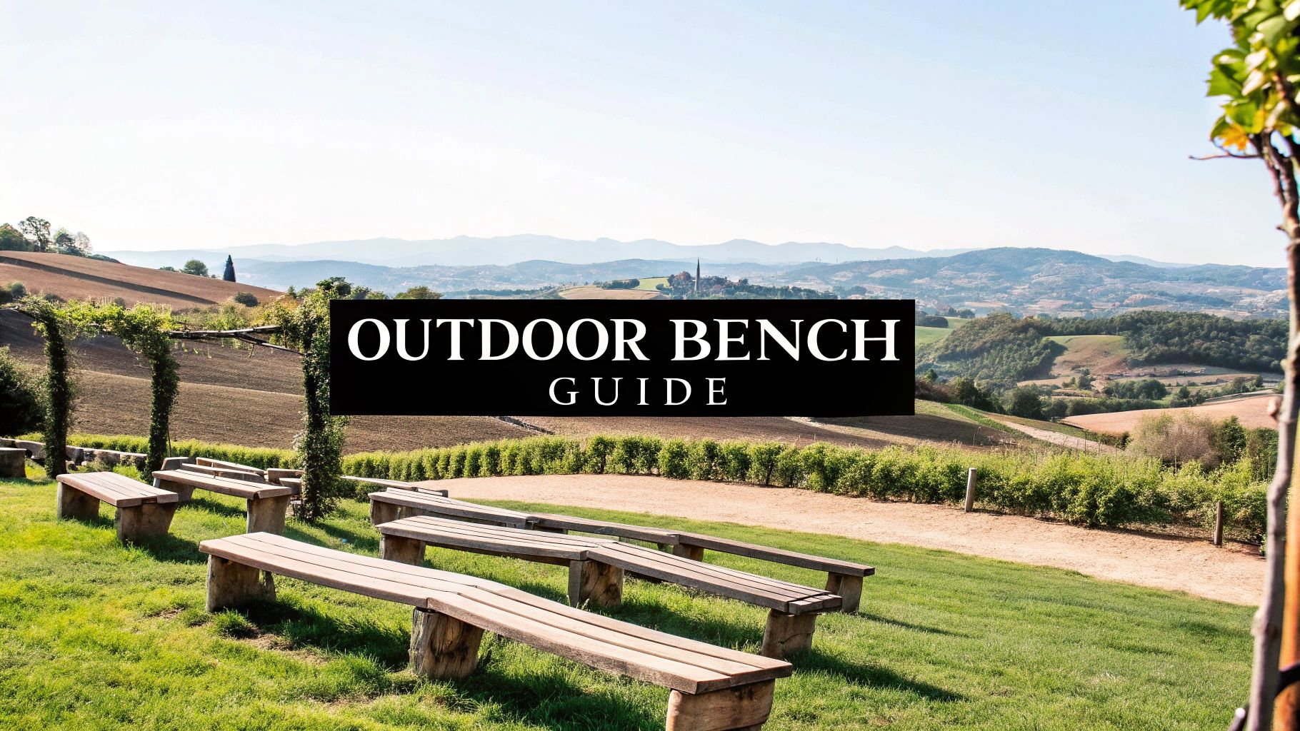 A Guide to Outdoor Wooden Benches for Cape Town Weddings