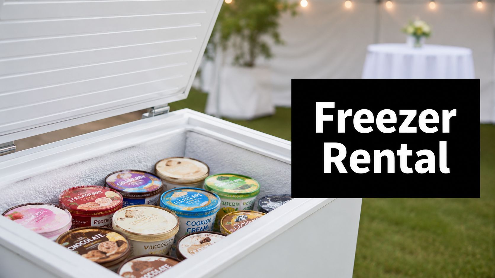 Rent a Freezer for Ice Cream in Cape Town: Event Guide 2026